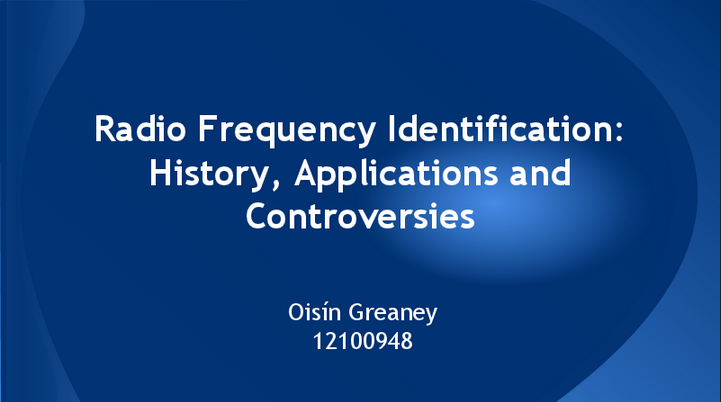 The Online Portfolio of Oisín Greaney